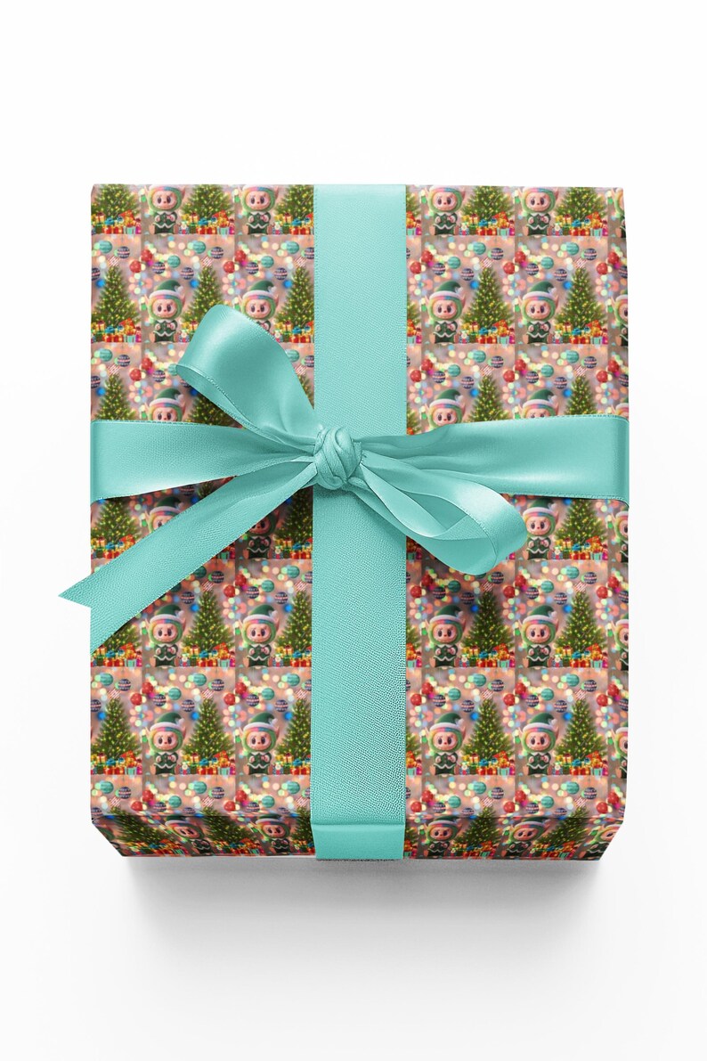 Labubu Wrapping Papers, Cute Character Gift Wrap for Birthdays ...