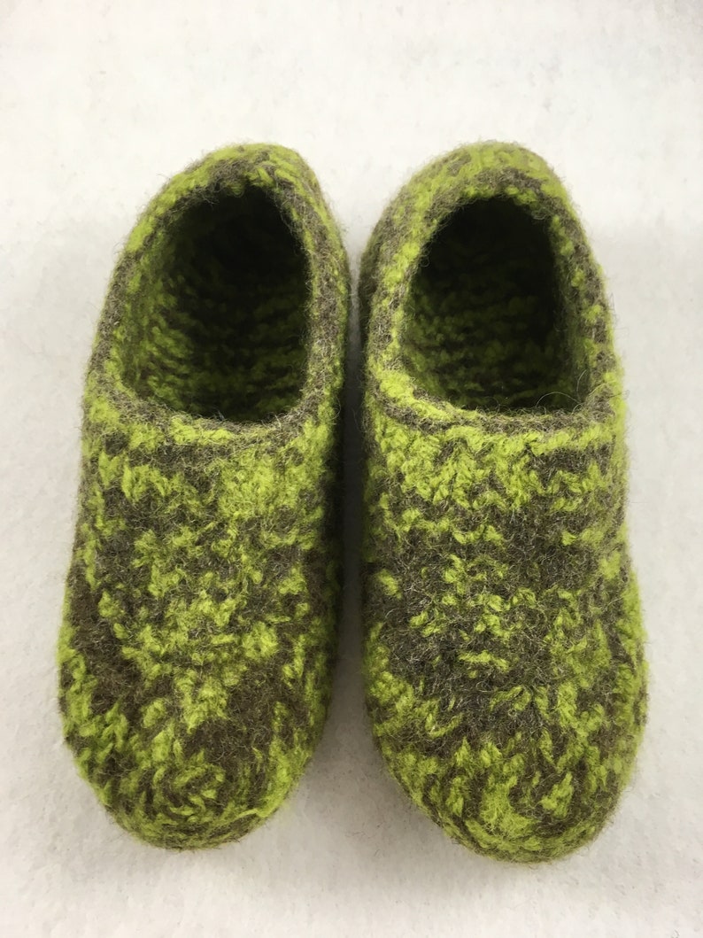 PDF Kids Felted Slippers Knit Wool Pattern - Etsy