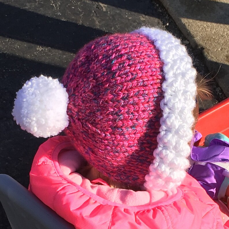 PDF Bobble Hoodie/hat Knitting Pattern * Sizes From Adult to Child ...