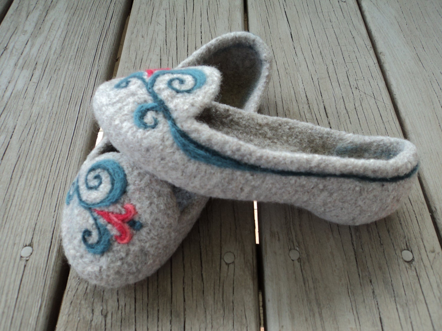 PDF Summer Slippers for Women Felted Wool Knitting Pattern - Etsy Denmark