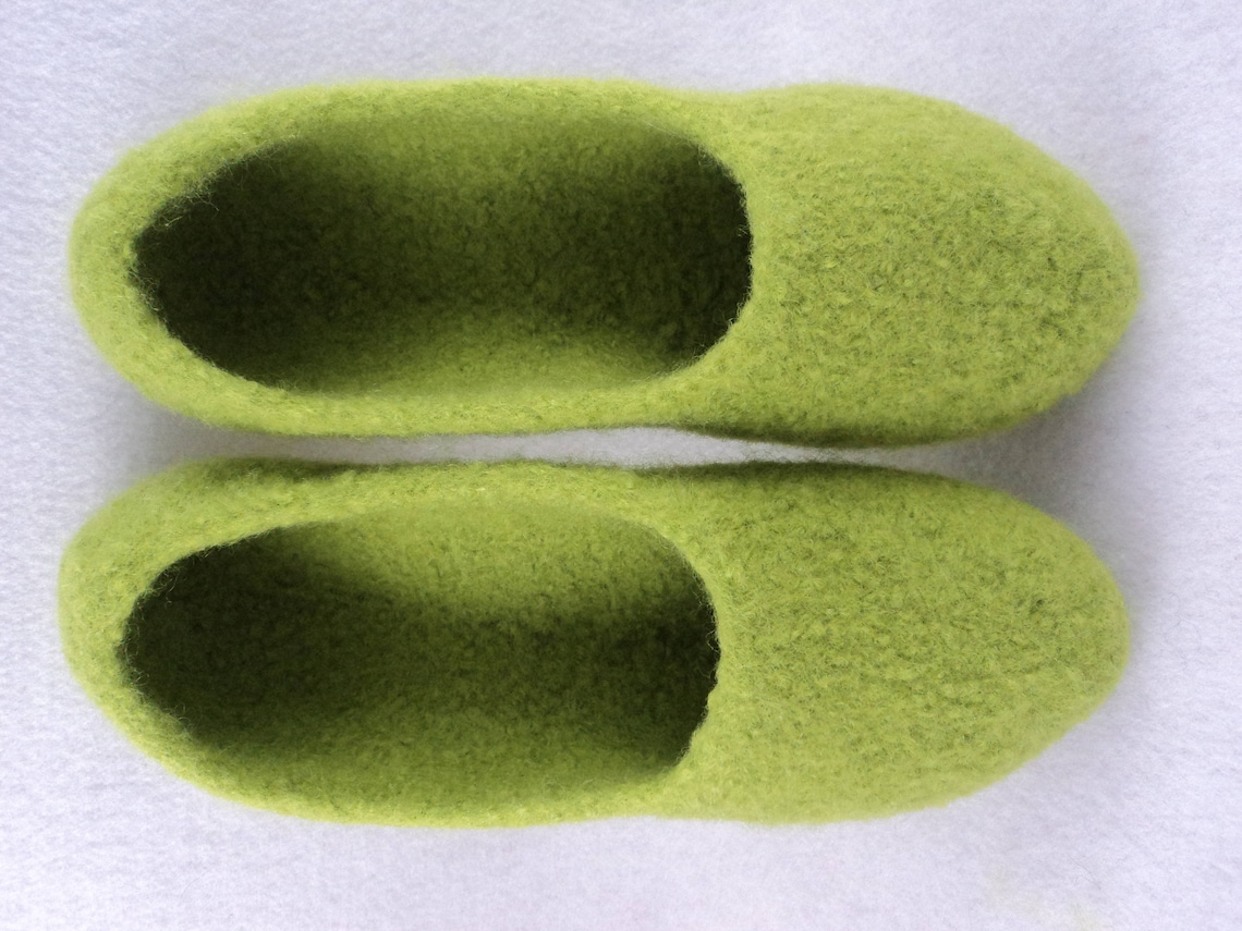 PDF Ladies Spring Slipper Pattern Felted Knit Wool | Etsy