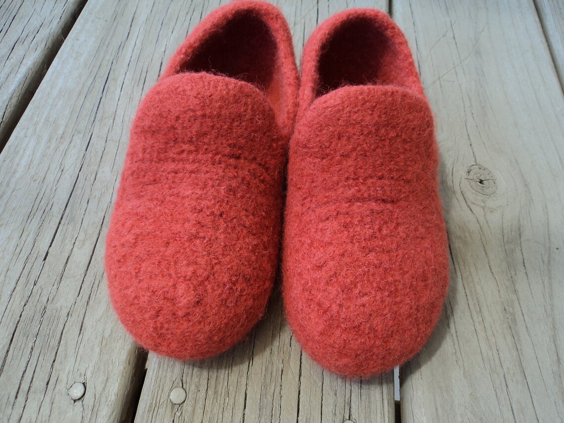 PDF Womens Loafer Slipper Felted Knit Pattern - Etsy