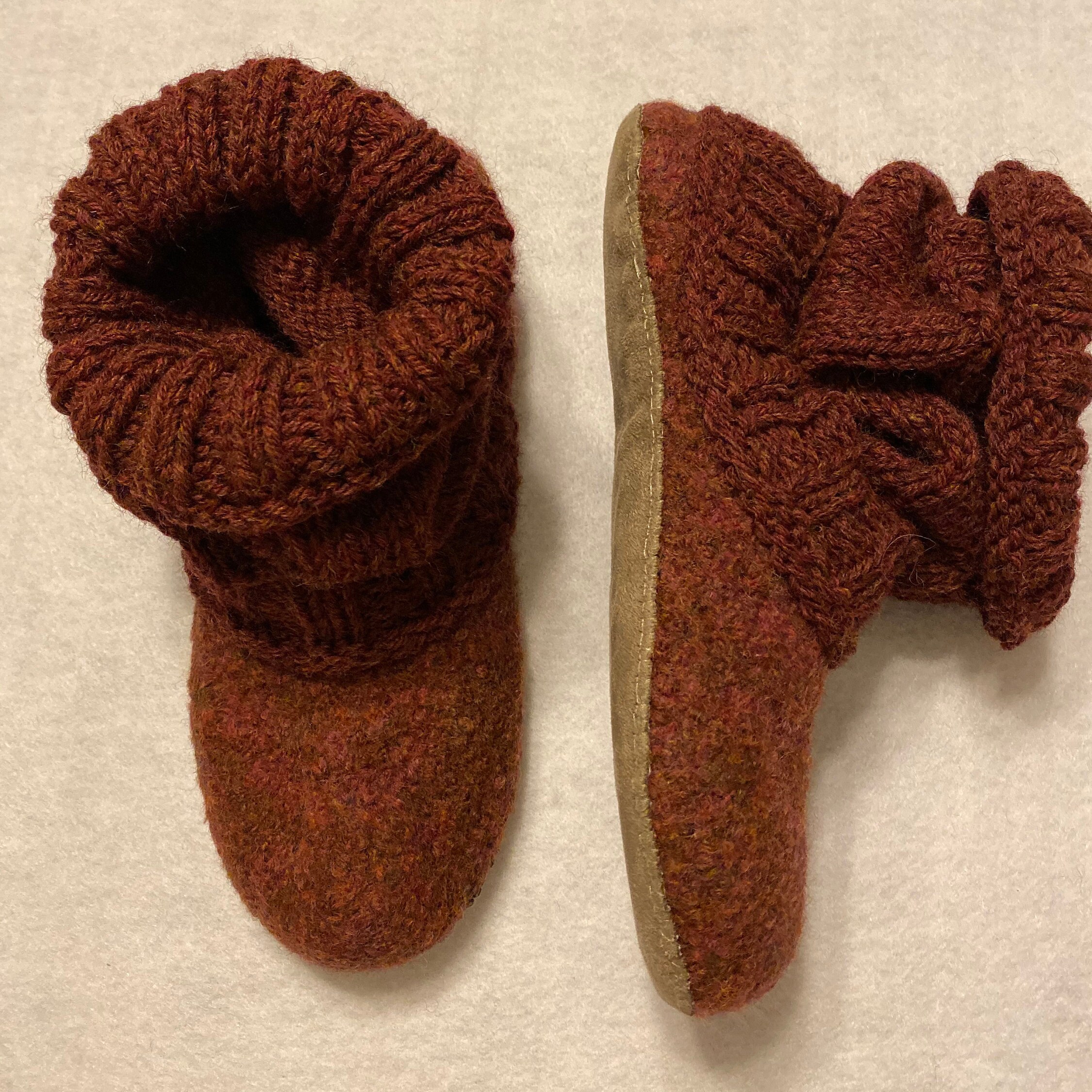 PDF Her Favorite Slippers Felted Knit Wool Pattern | Etsy