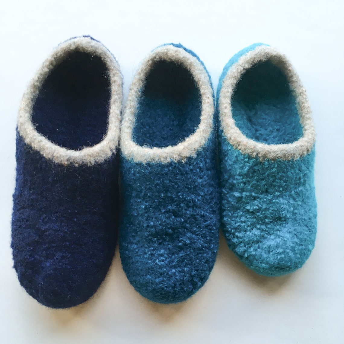 PDF Kids Scuff Slippers Felted Wool Knitting Pattern - Etsy