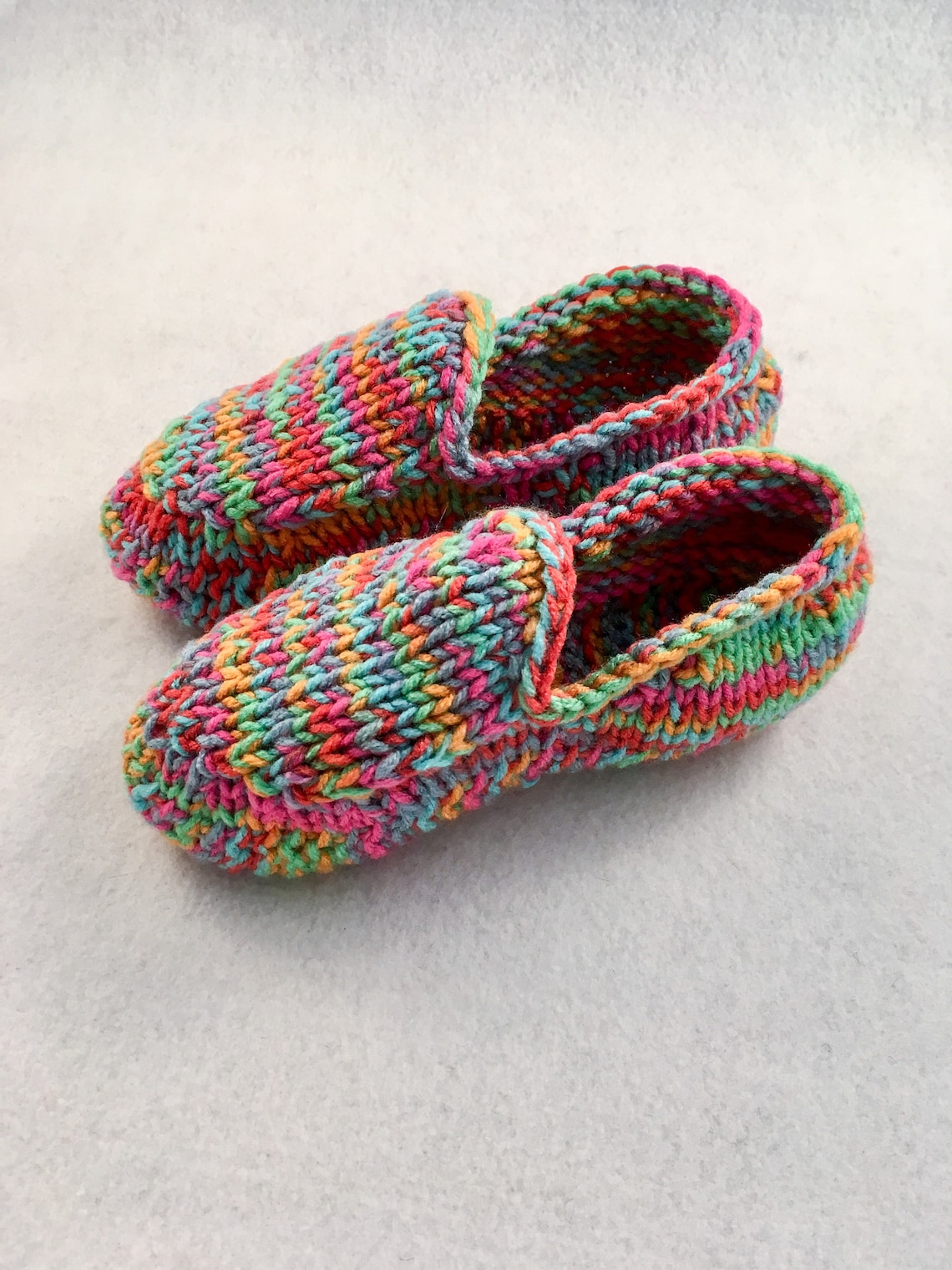 PDF Kids Knit Slipper Pattern - Etsy