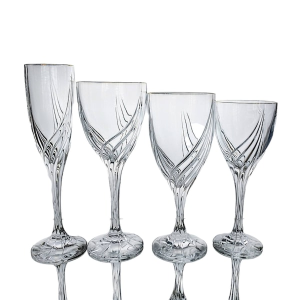 Crystal Stemware - Etsy