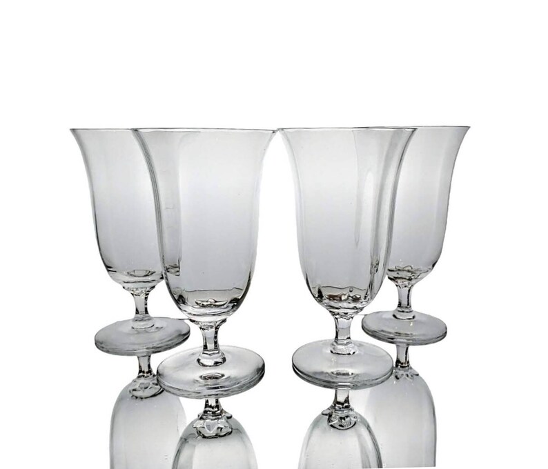 4 Lenox USA allure Optic Iced Tea Goblets - Etsy