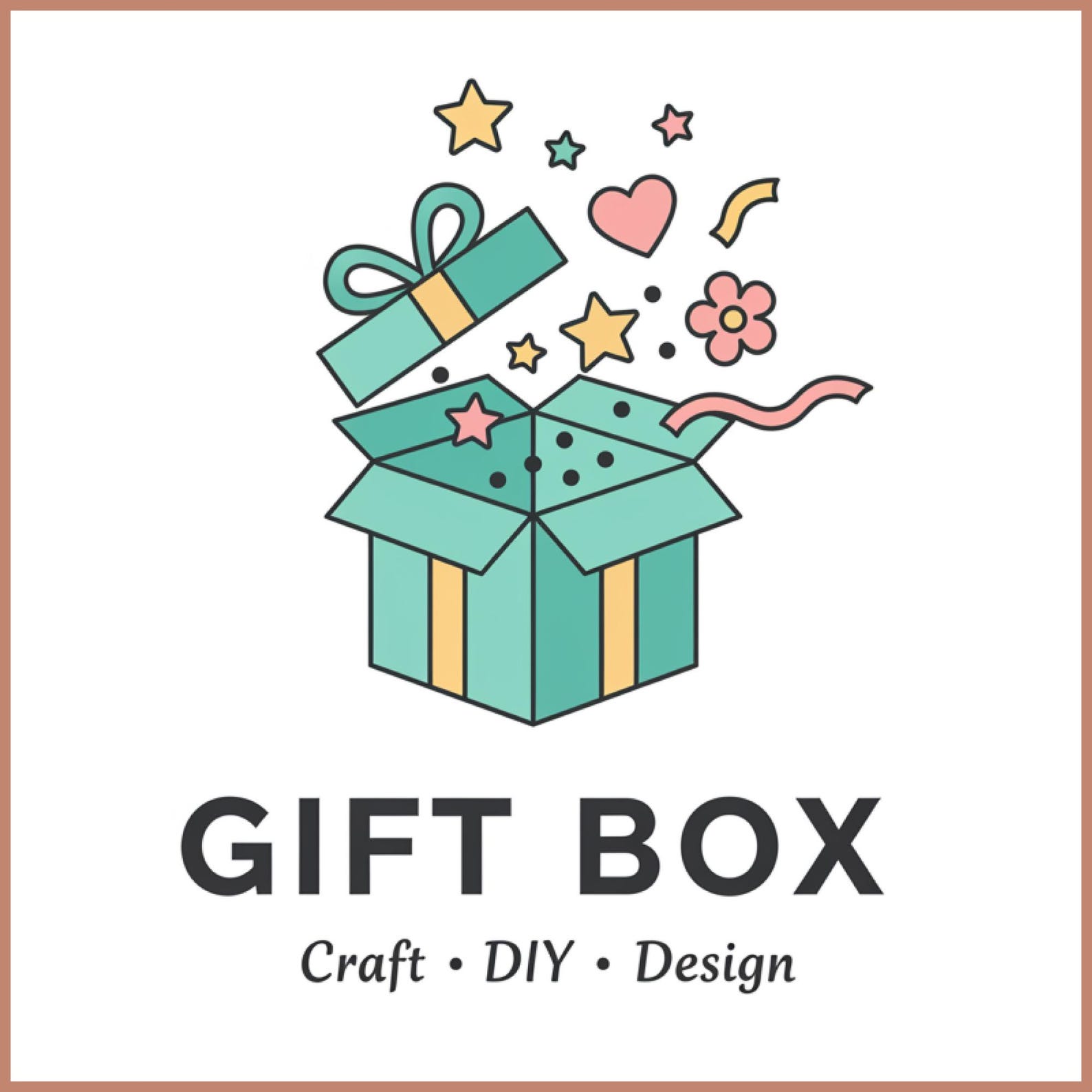 Tiny Gift Box, Teplate, Paper Bag, Gift Box, File Bag Svg, Canva Box ...