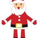Santa Claus Cutout Template – DIY Christmas Papercraft PDF – Easy ...