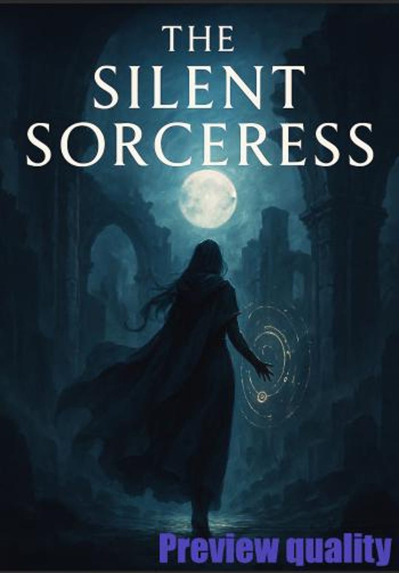 The Silent Sorceress (digital Poster) High Resolution (up to B1 Size ...