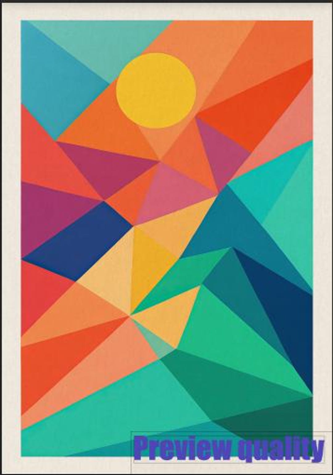 Solar Tessellation (digital Poster) High Resolution (up to B1 Size) - Etsy