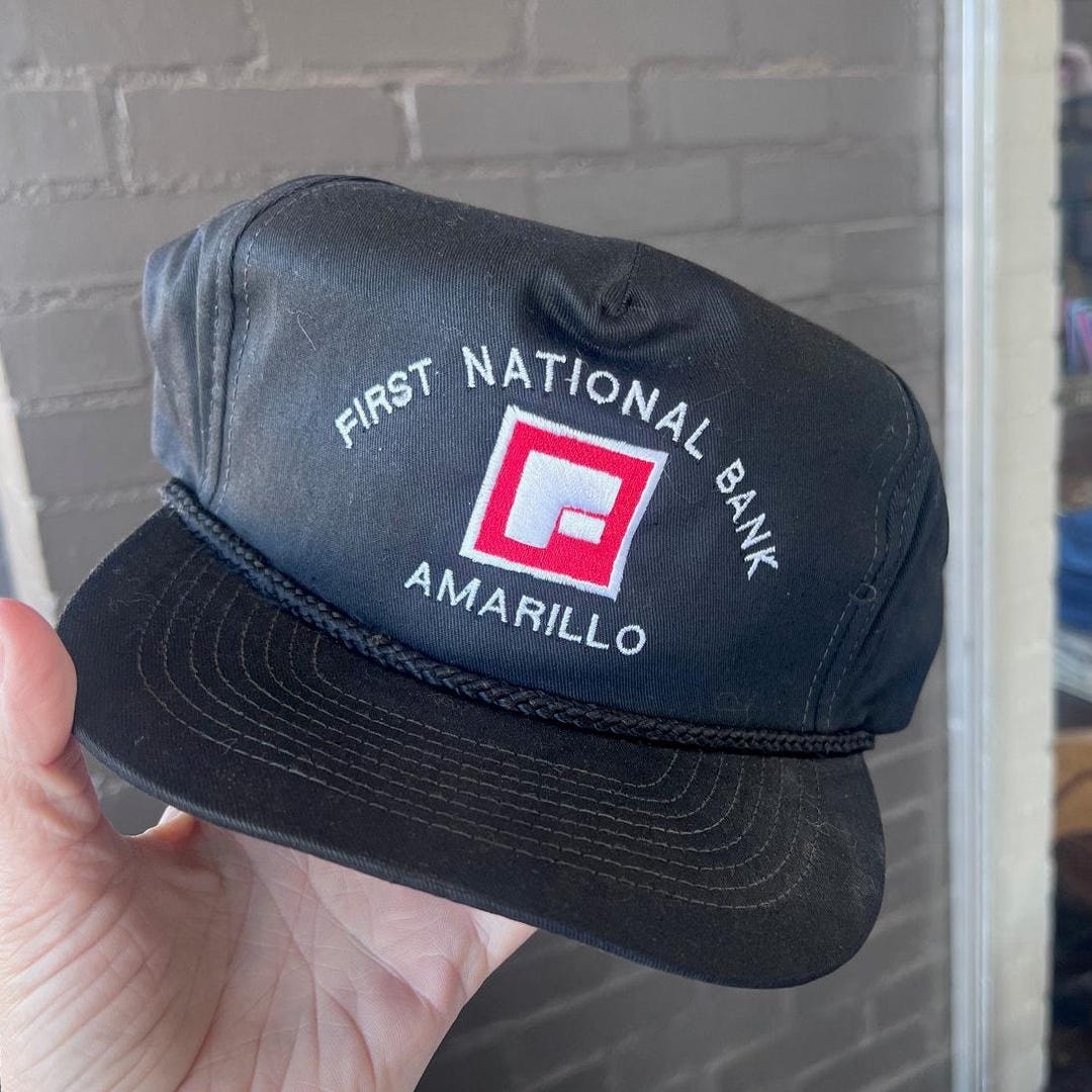 Vintage 1980's First National Bank Amarillo Trucker Hat - Etsy