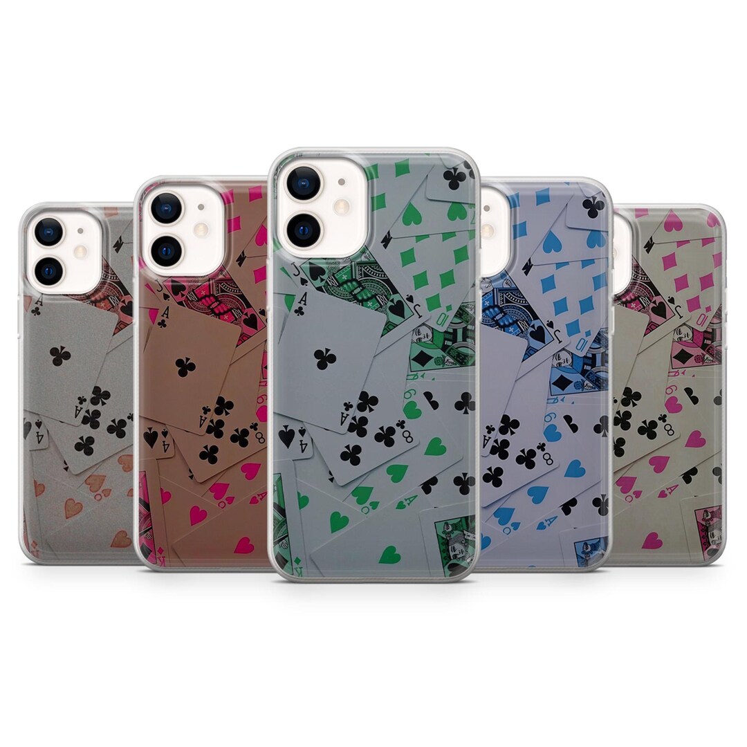 Playing Cards Phone Case Tarot Game Cover for iPhone 17, 16pro, 15, 14 ...