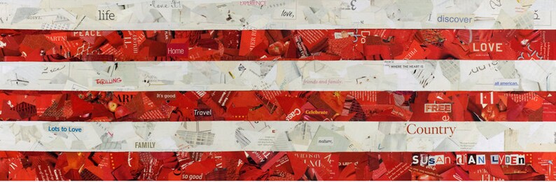 American Flag Collage - Etsy