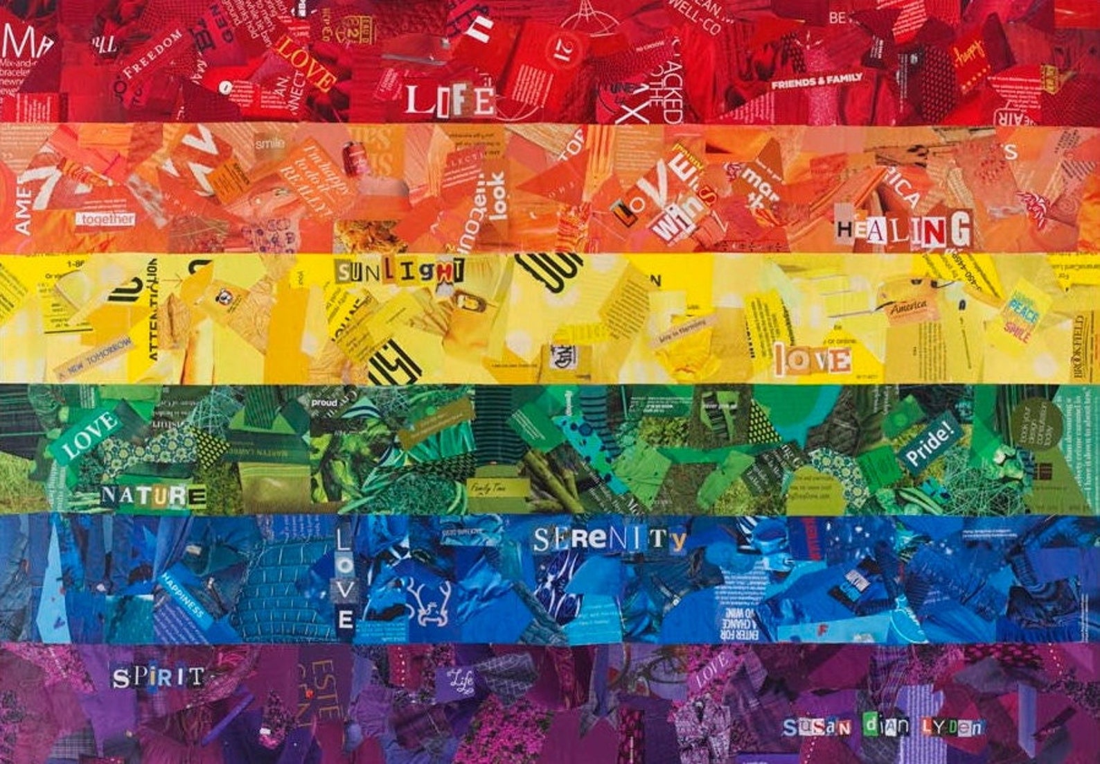 Pride Flag Collage - Etsy