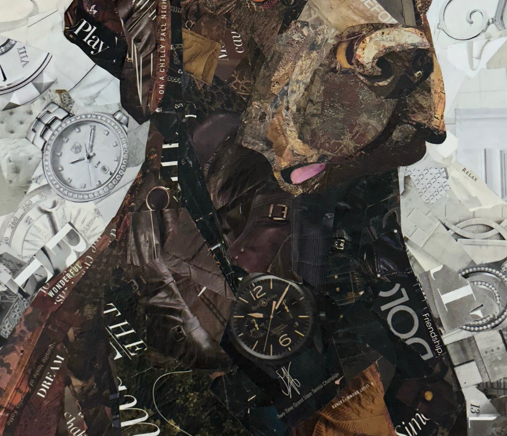 Chocolate Labrador Retriever Collage - Etsy