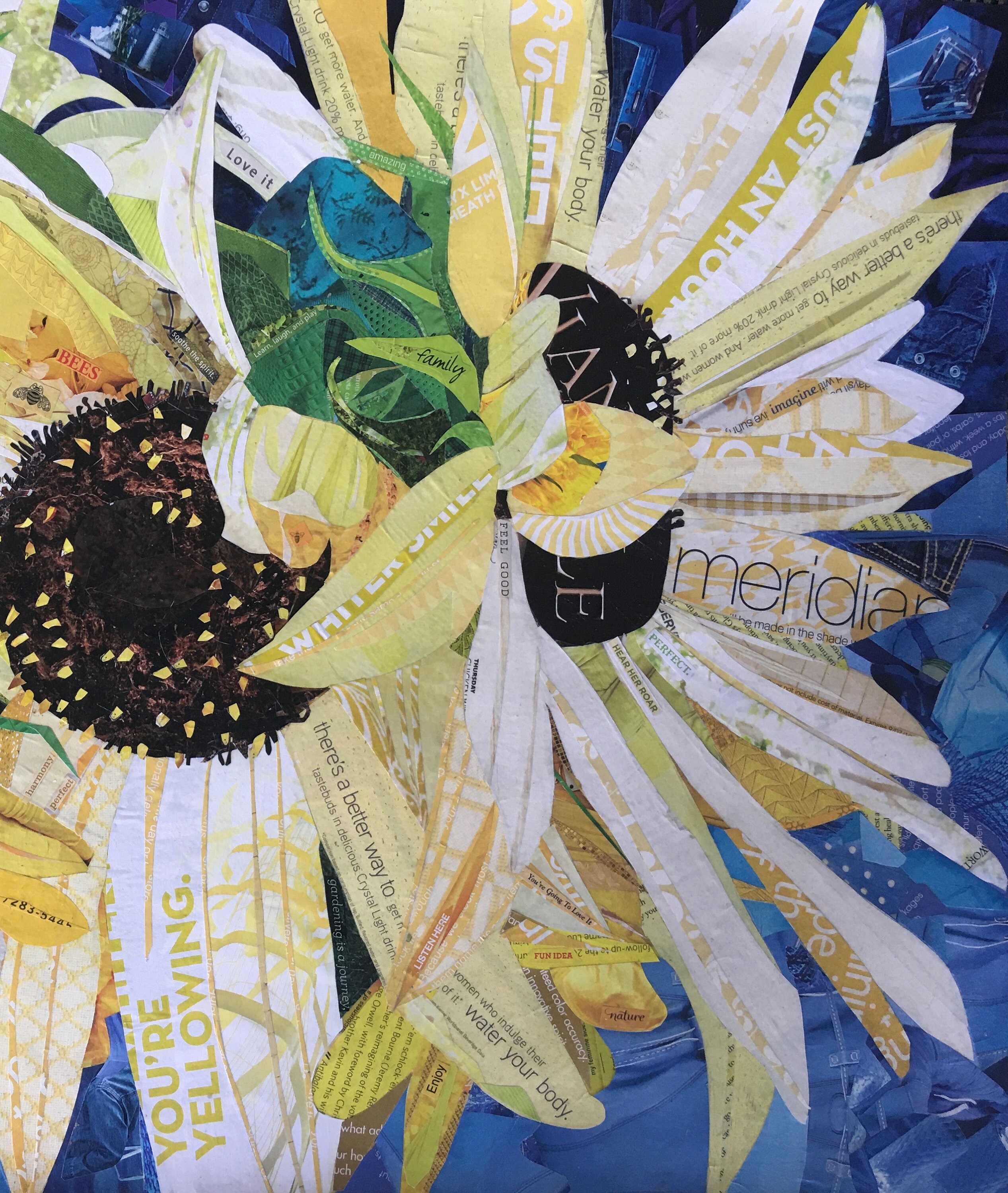 Sunflower Collage - Etsy