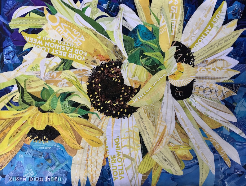 Sunflower Collage - Etsy
