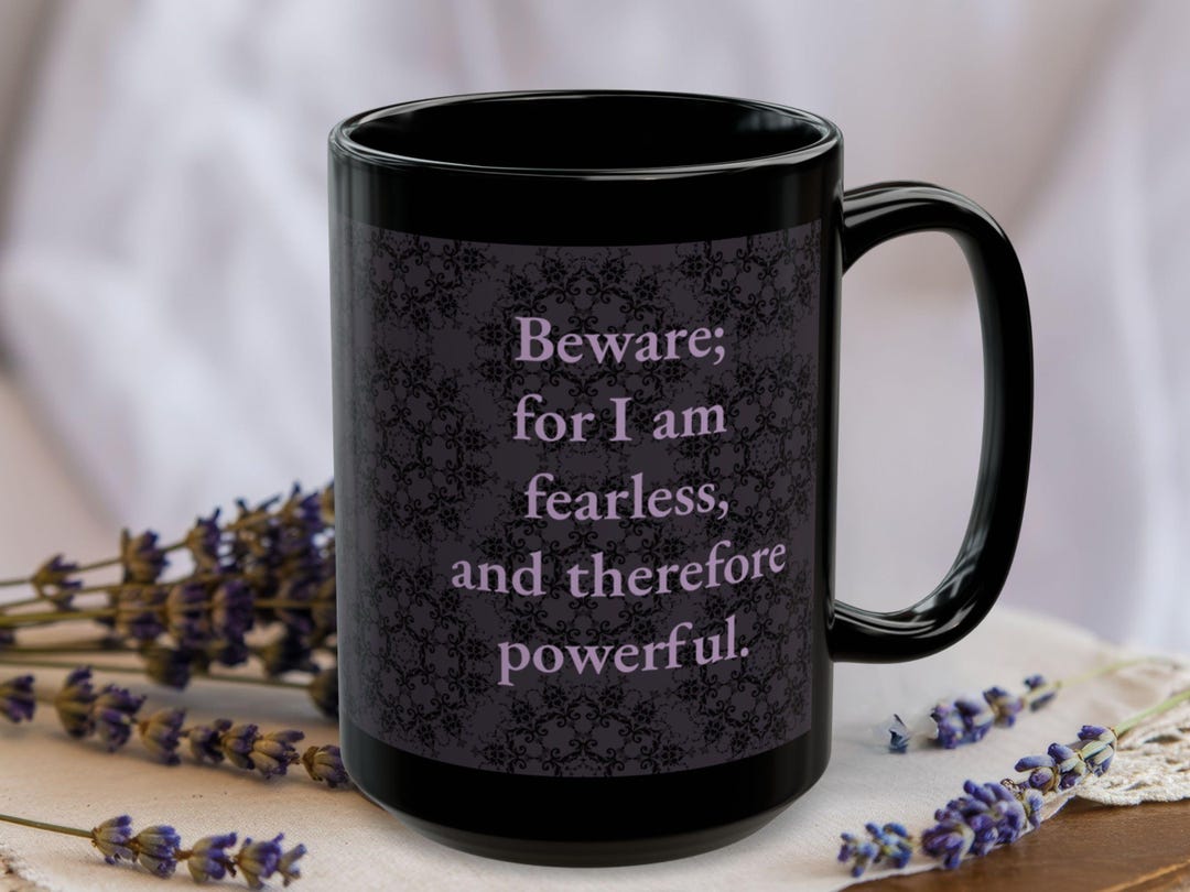 Gothic Frankenstein Mary Shelley Quote Mug | Dark Academia Literary ...