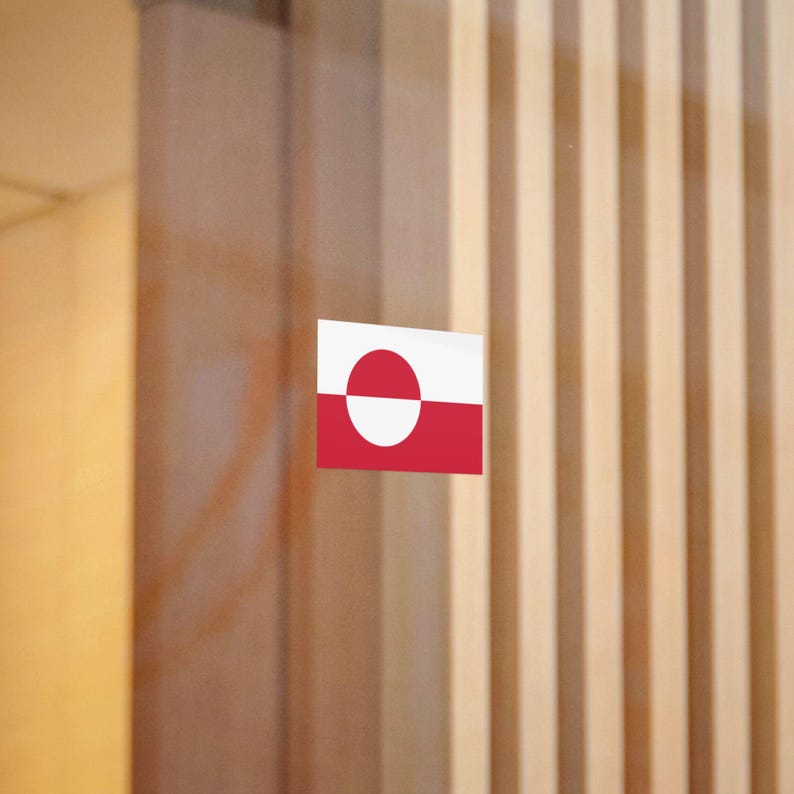 Greenland Flag Sticker - Etsy