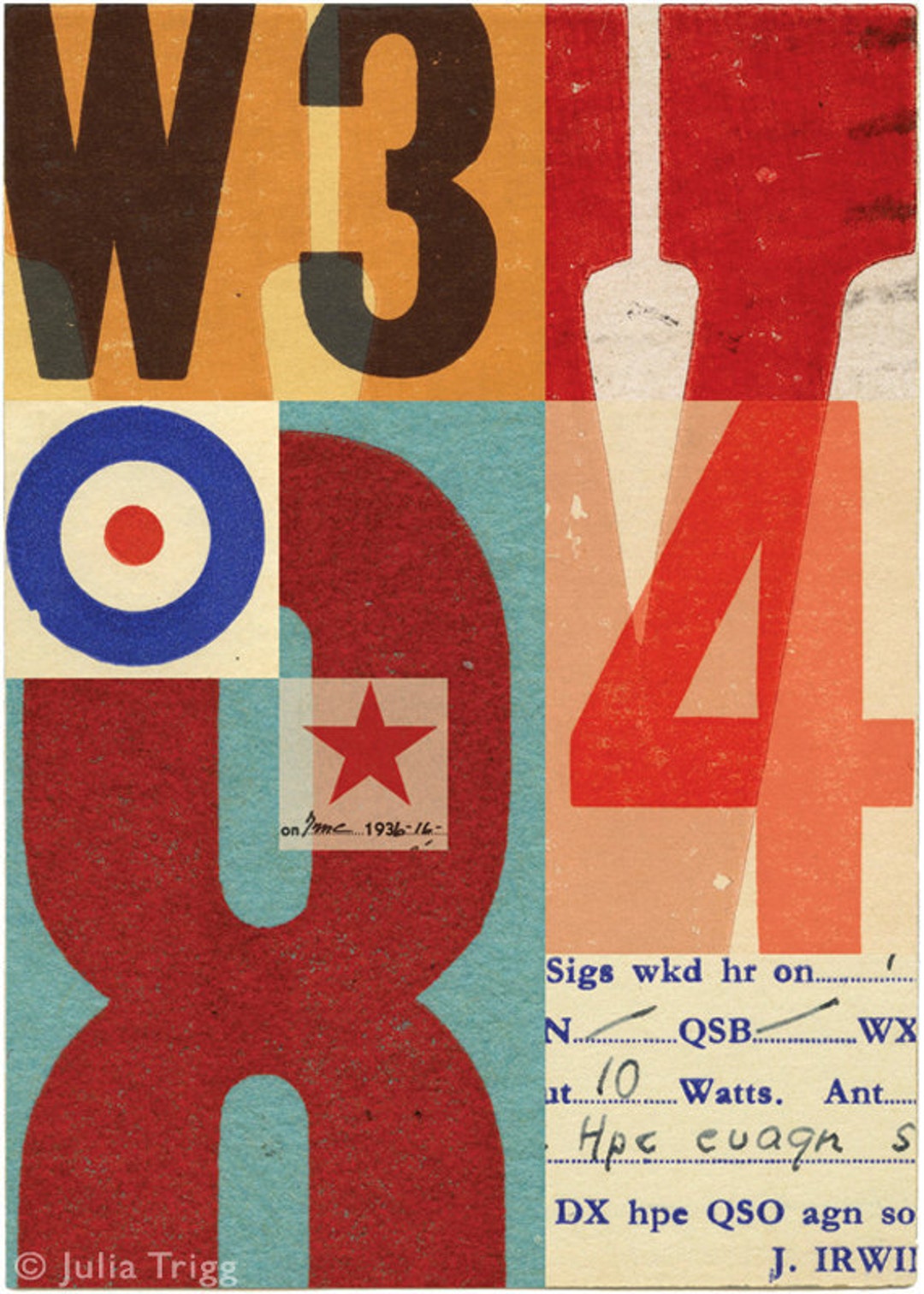 Signals No.5: A2 Large Size, Limited Edition, Pop Art, Mod Target - Etsy