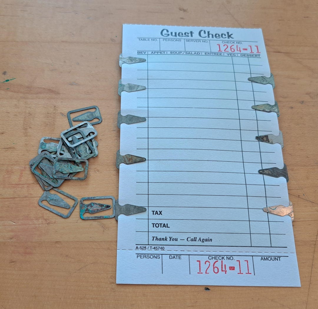 Mini Tarnished Book Darts, Set of 10, Embellishments for Junk Journals ...