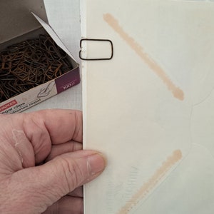 Rusted Box of "baby" Owl Paper Clips (small 3/4' In.), Rusted Paper ...