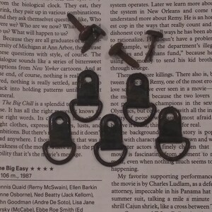 Rusted D Ring Fasteners Set of 6 Rusted Fasteners Rusted - Etsy