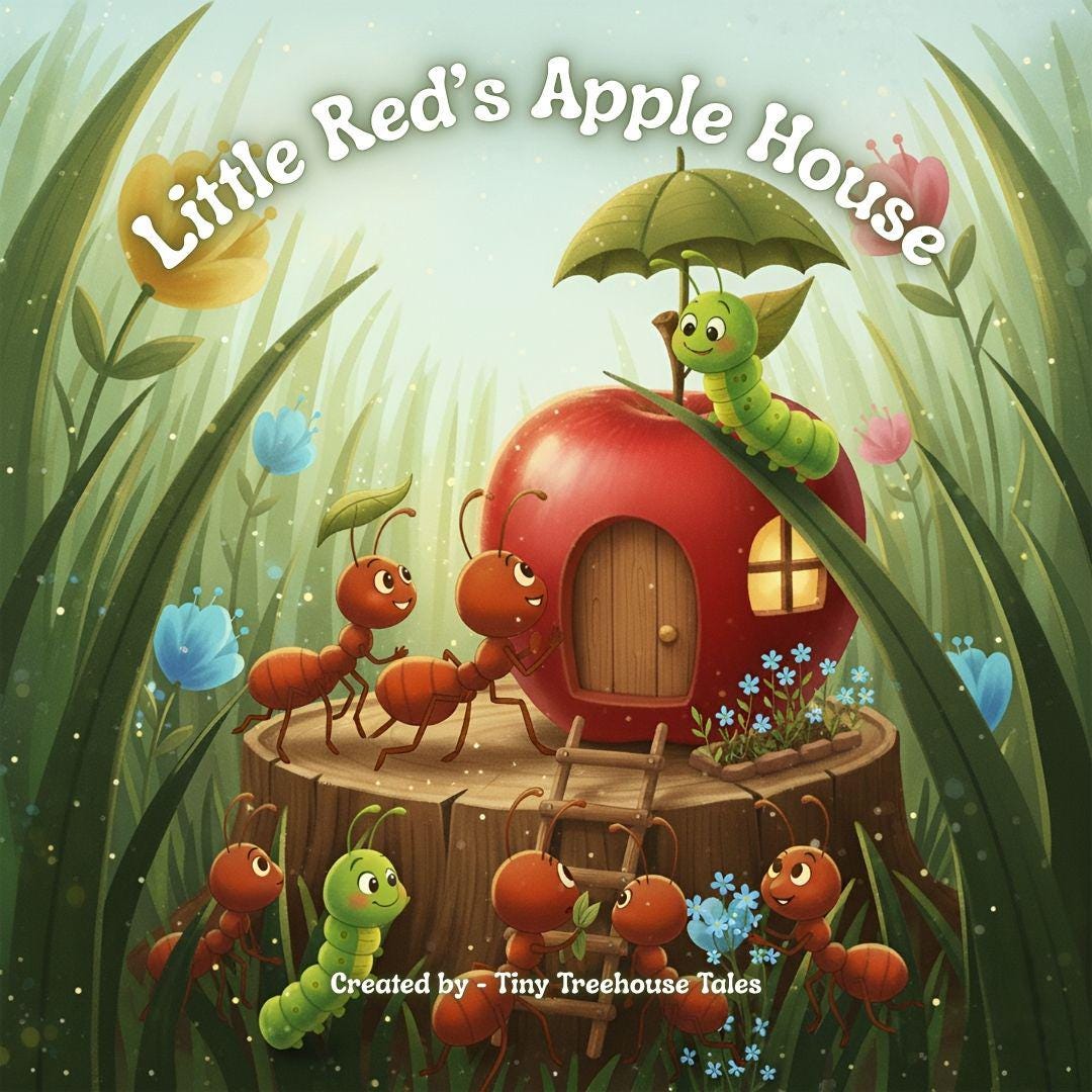 The Little Red Ant’s Apple House Adventure – True Garden Story in ...