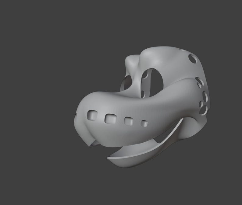 Snake Fursuit Head Base STL - Etsy
