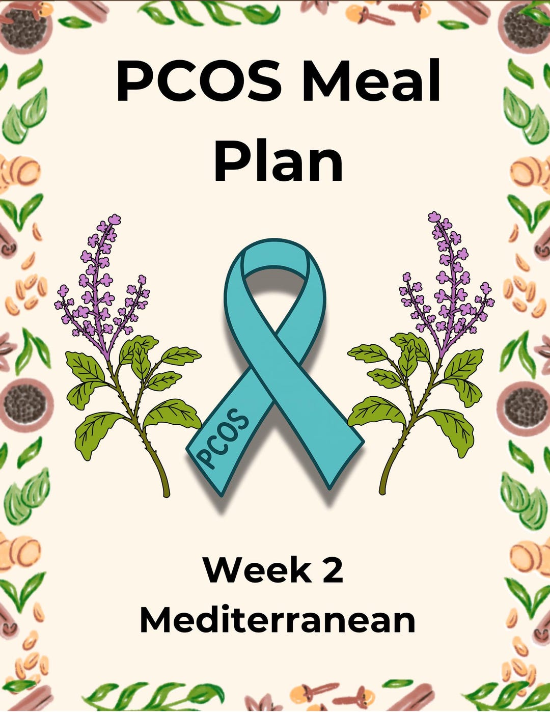 PCOS Meal Plan Printable PDF – 5-day Hormone Balance Recipes + Grocery ...