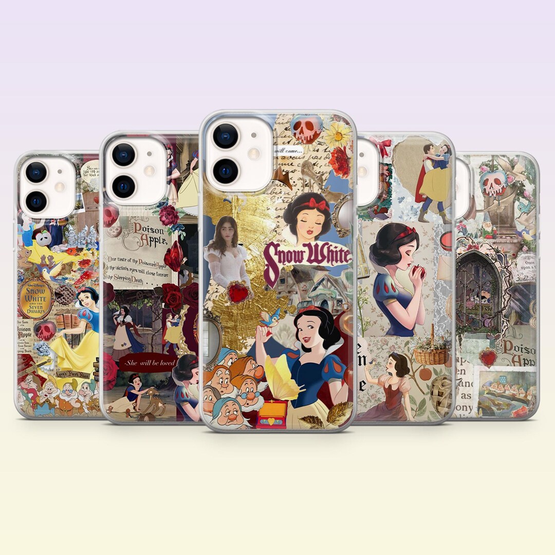 Snow White Phone Case Disney Princess Cover for iPhone 17, 16, 15, 14 ...