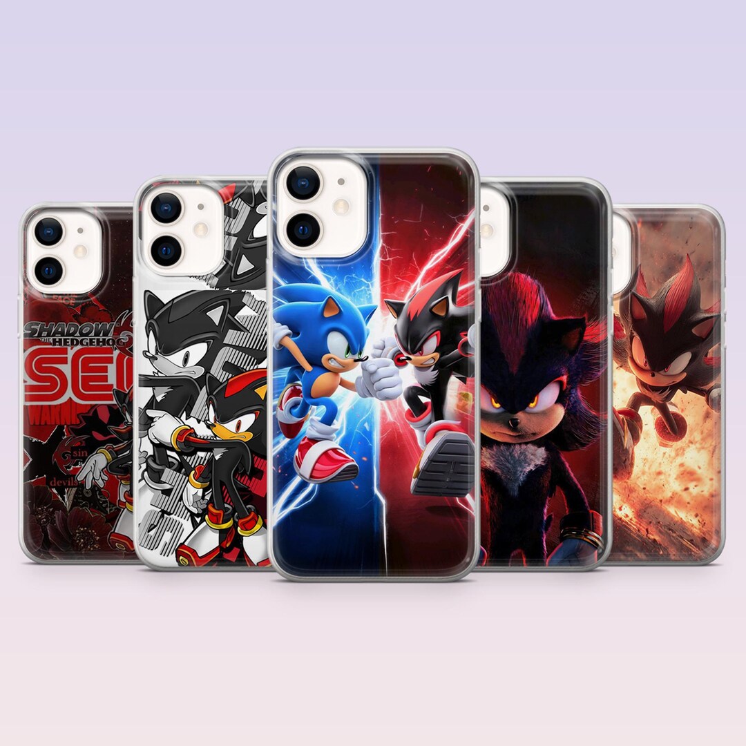 Shadow Sonic Phone Case SAGA Hedgehog Cover for iPhone 17pro, 16, 15 ...