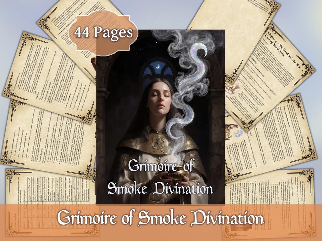 Grimoire of Smoke Divination | Digital Capnomancy and Libanomancy Guide ...