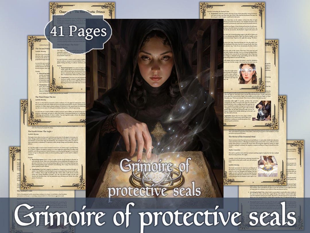 Grimoire of Protective Seals | A Digital Guide to Sacred Warding ...