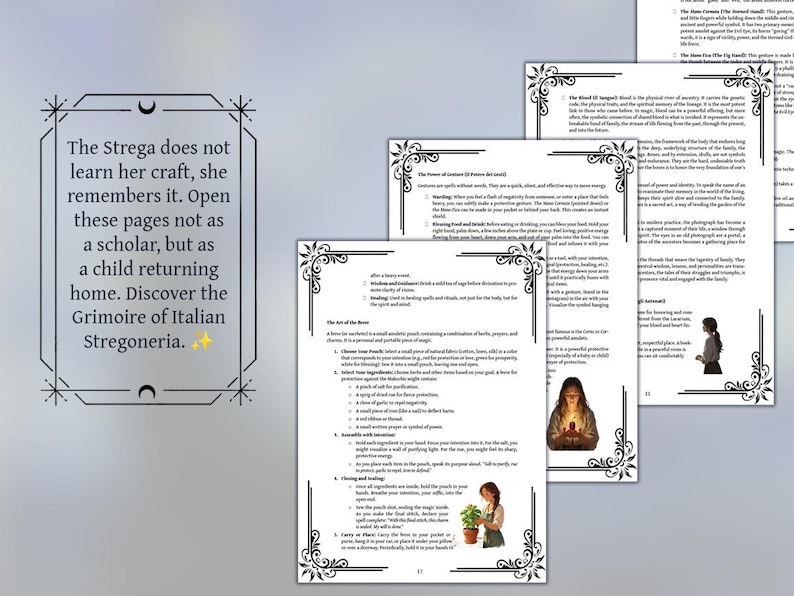 Grimoire of Italian Stregoneria | Digital Book of Italian Witchcraft ...