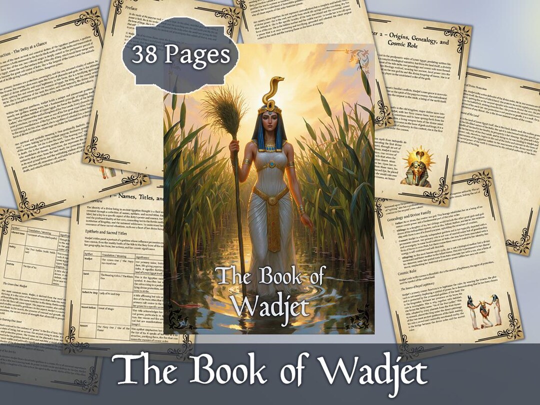 The Book of Wadjet | Egyptian Mythology Encyclopedia | Esoteric Deity ...