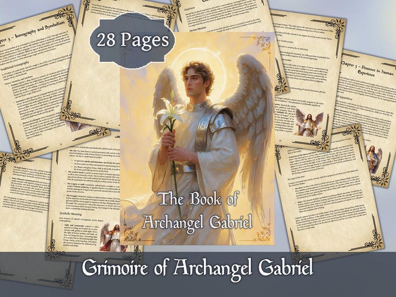 Grimoire of Archangel Gabriel | Digital Book on Angelic Wisdom ...