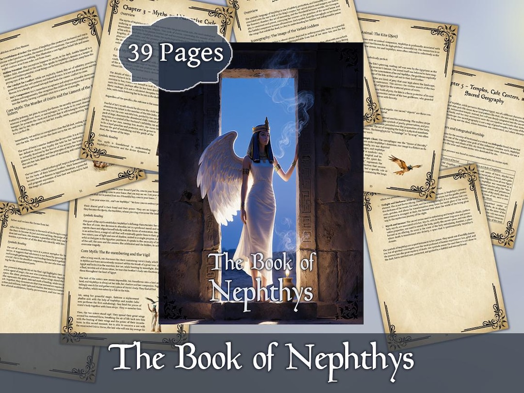 The Book of Nephthys | Esoteric Deity Guide for Pagans and Kemetics ...