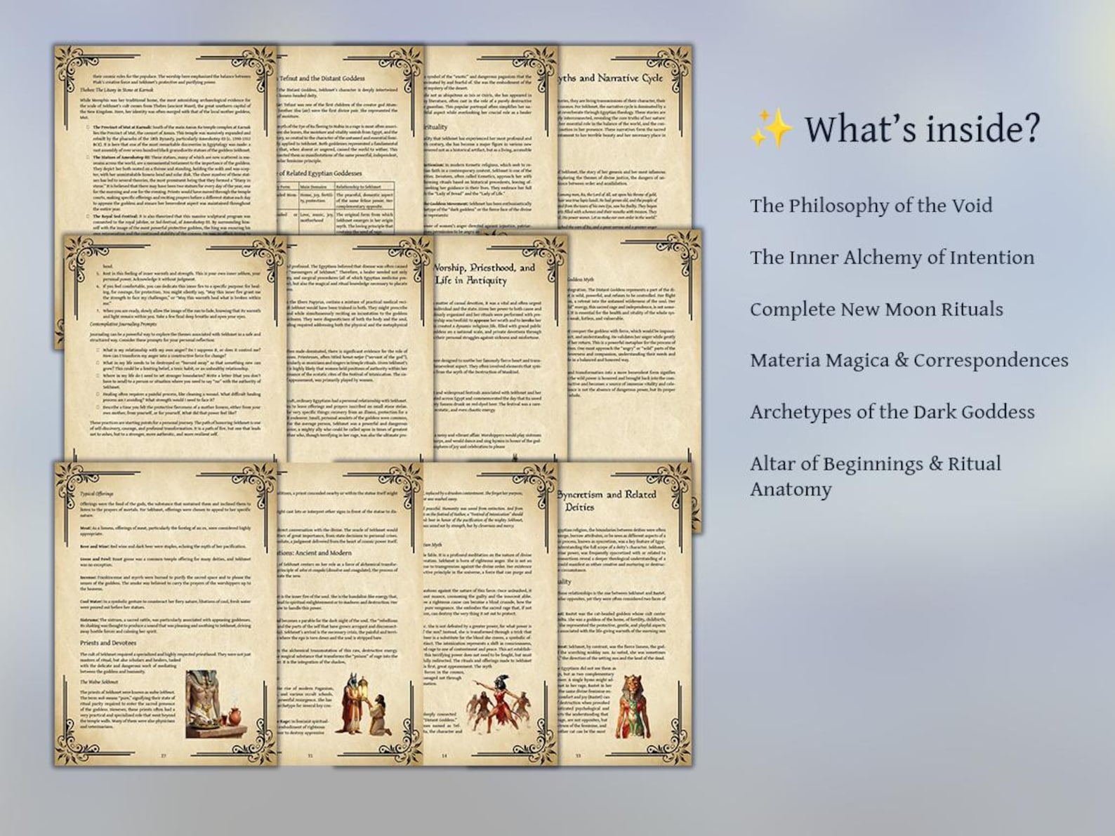 The Book of Sekhmet | Esoteric Deity Book of Power and Healing ...