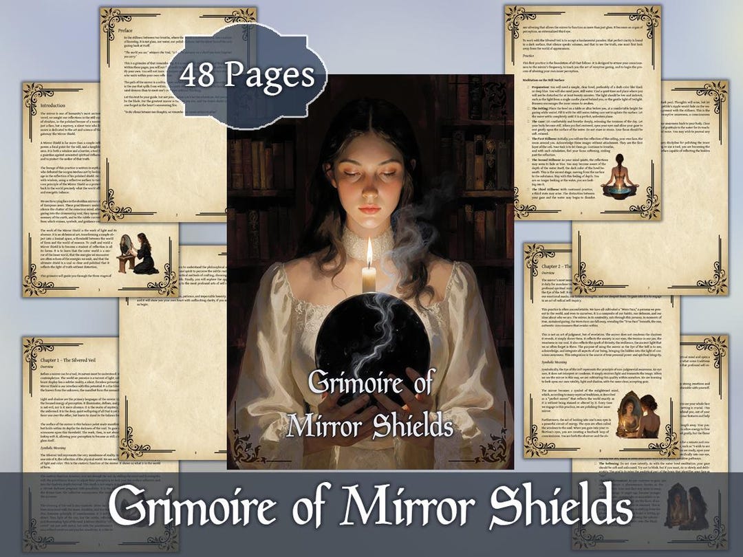 Grimoire of Mirror Shields | Digital Book of Scrying and Psychic ...