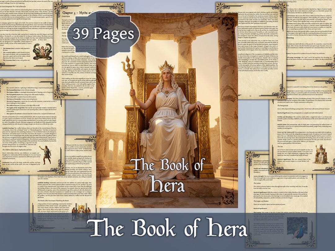 The Book of Hera | Greek Goddess Encyclopedia | Esoteric Deity Book ...