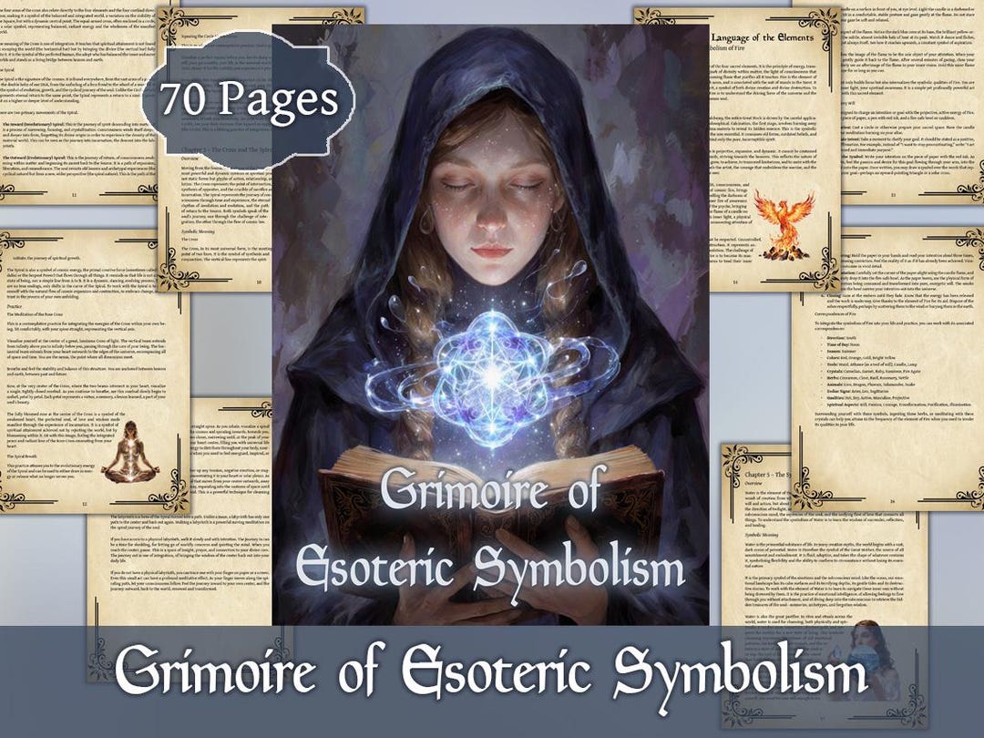 Grimoire of Esoteric Symbolism | Digital Occult Workbook on Sacred ...
