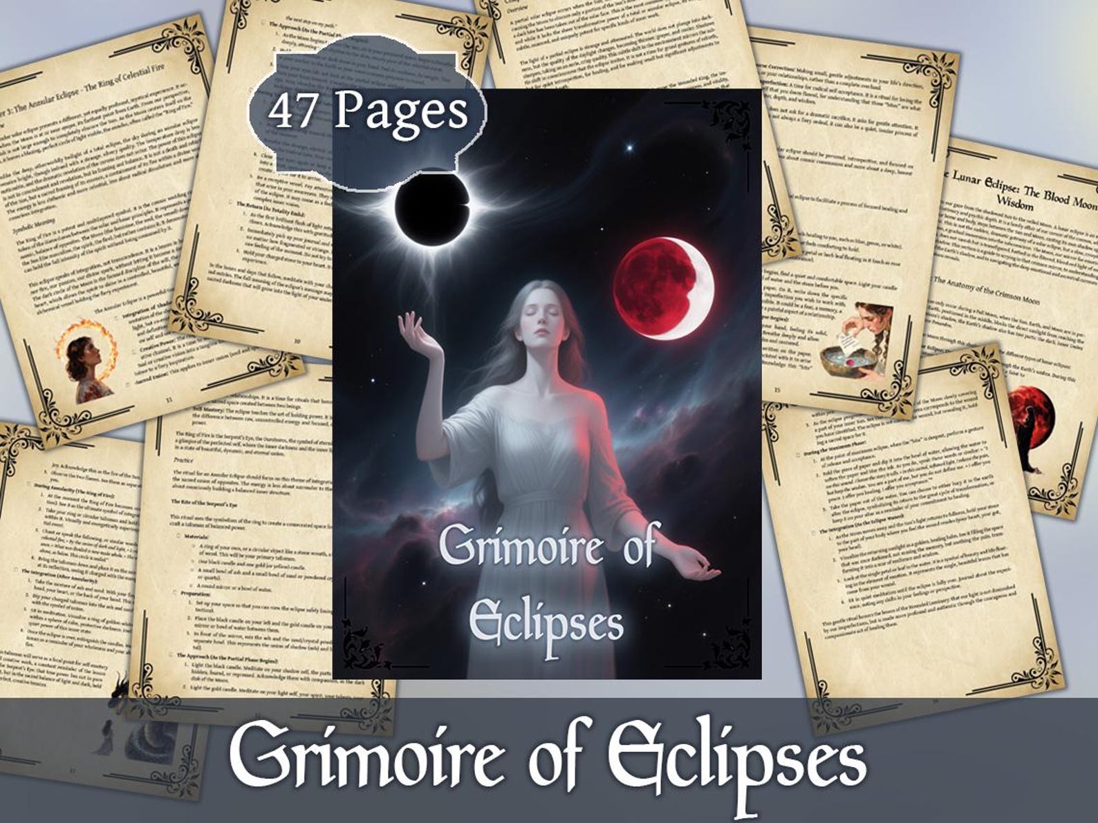 Grimoire of Eclipses | Solar & Lunar Eclipse Magic Book | Digital ...