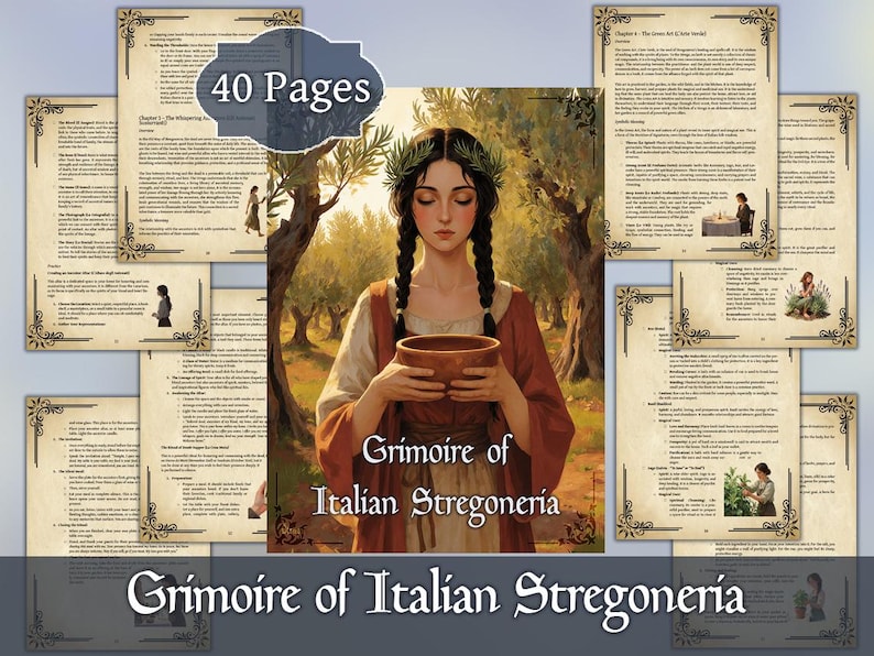 Grimoire of Italian Stregoneria | Digital Book of Italian Witchcraft ...
