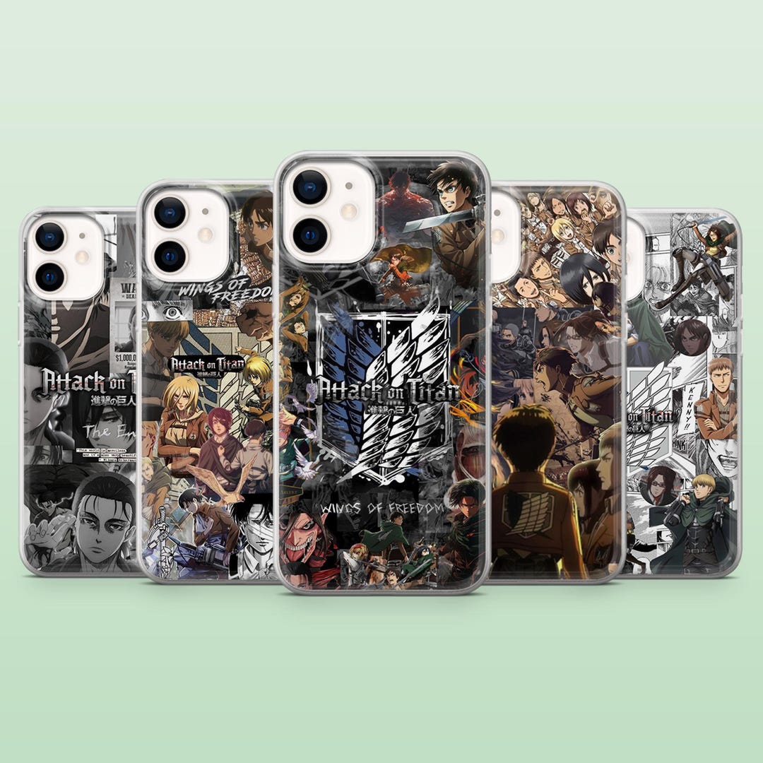 Attack on Titan Phone Case Eren Yeager AOT Cover for iPhone 17pro, 16 ...