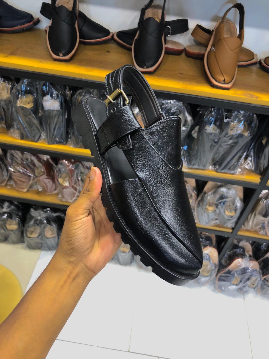 Handmade Peshawari Chapel,traditional Pakistani Sandals,men’s Footwear ...