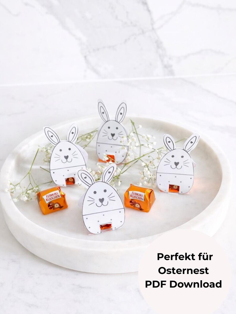 Easter Printable Party Favor Template, Small Gift, Easter Present ...