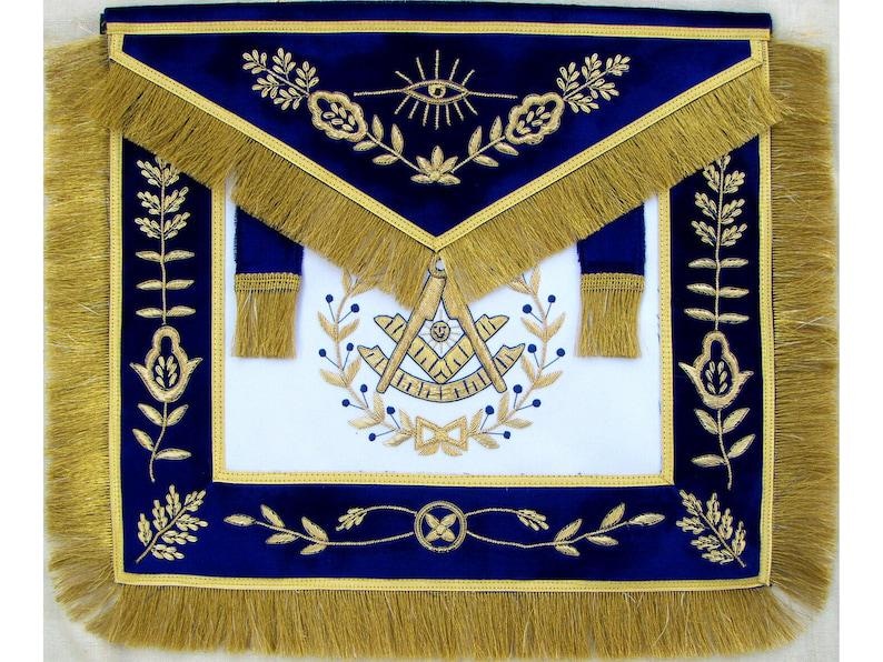 Masonic Grand Lodge Past Master Apron – Hand Embroidered Bullion ...
