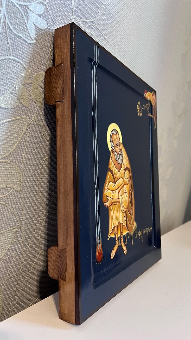Hand-painted Saint Peter Icon, Orthodox Art - Etsy